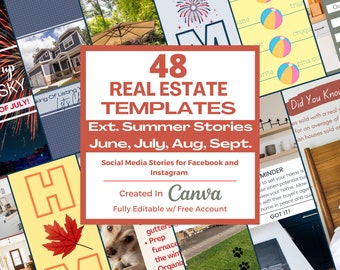 100 Realtor Summer Plus September june July August - Etsy