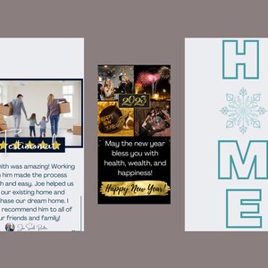 25 Realtor January Themed Social Media Templates WITH CAPTIONS | Real ...