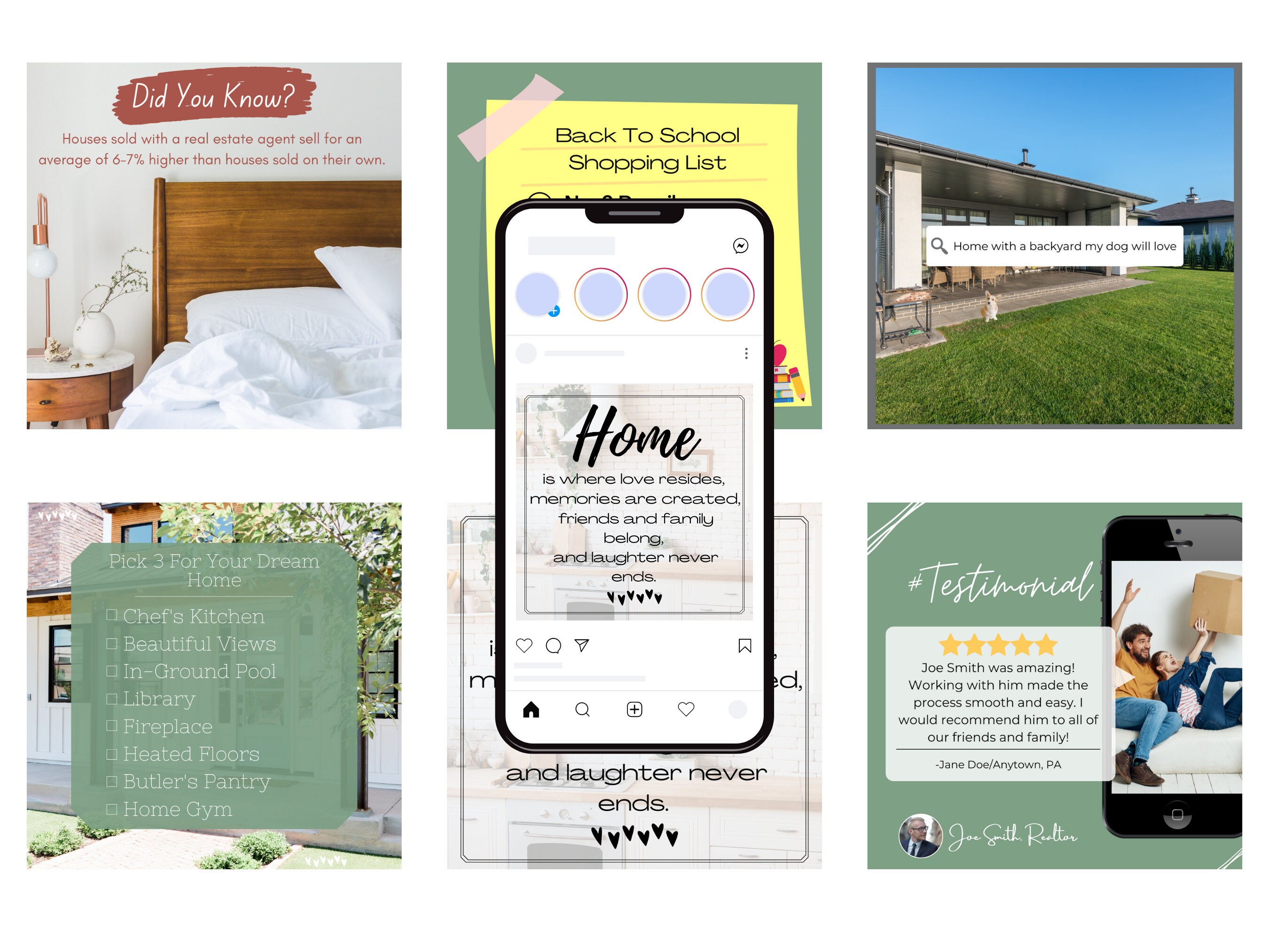 25 Realtor August Themed Social Media Templates Real Estate - Etsy
