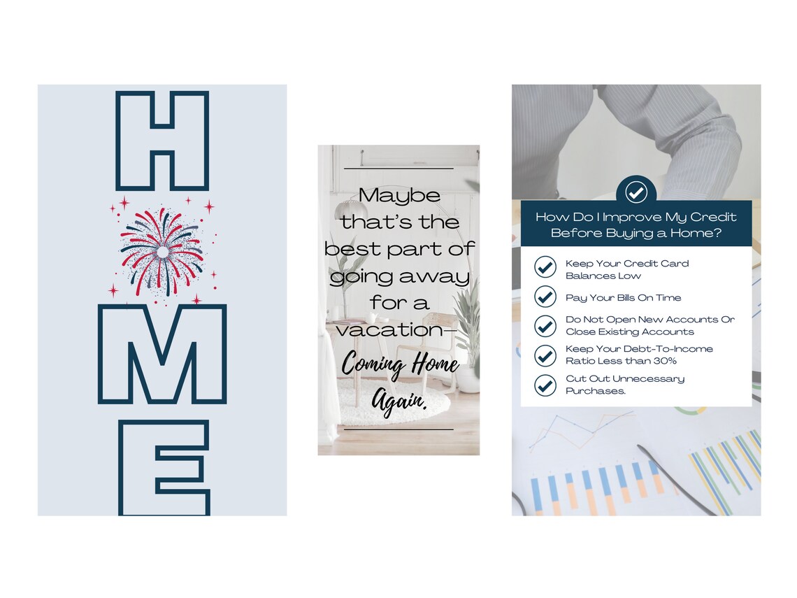 25 Realtor July Themed Social Media Templates Real Estate - Etsy
