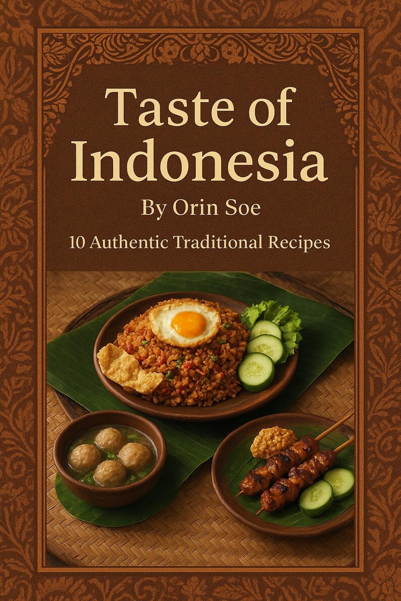 10 Famous INDONESIAN Food Recipes - Etsy