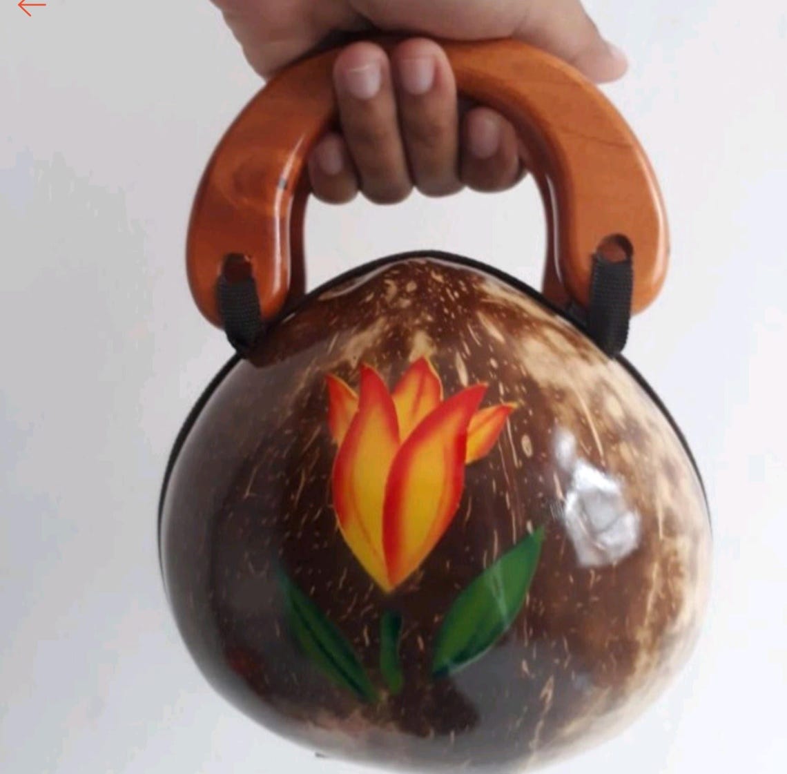 Handmade Coconut Shell Purse / Bag / Bali Souvenir Vegan - Etsy