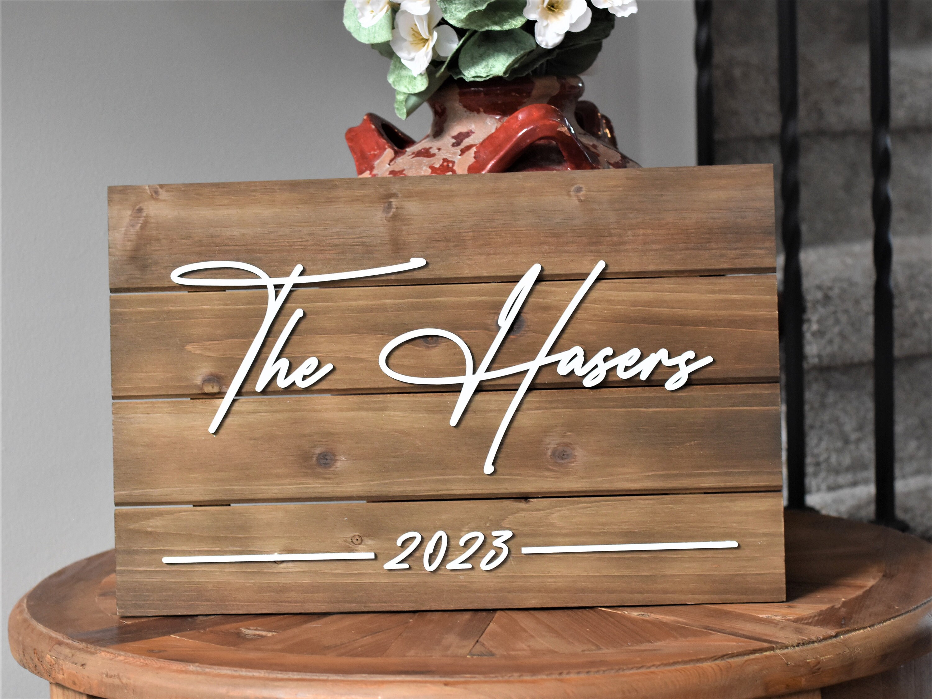 Custom Wood Pallet Name Sign Rustic Personalized Family - Etsy