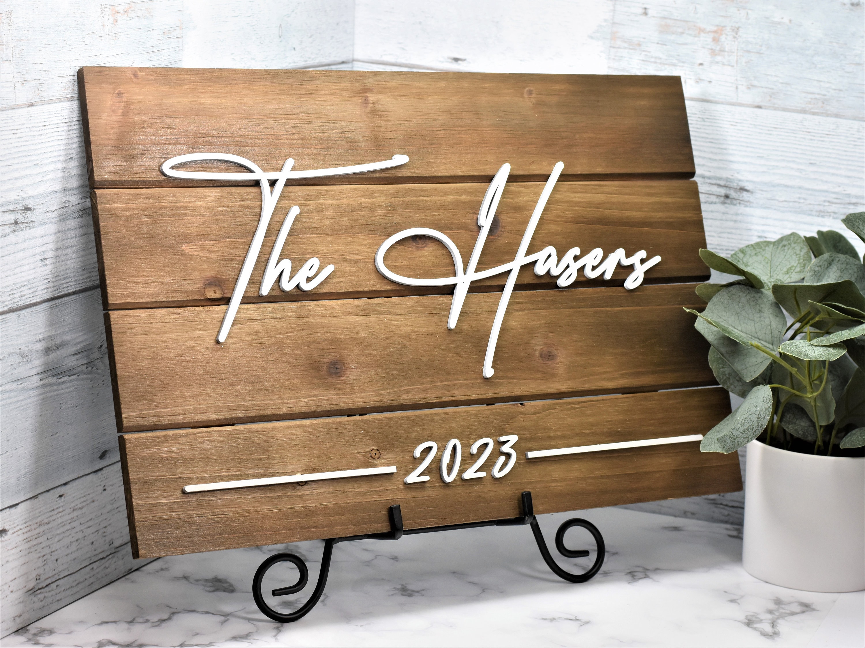 Custom Wood Pallet Name Sign Rustic Personalized Family - Etsy