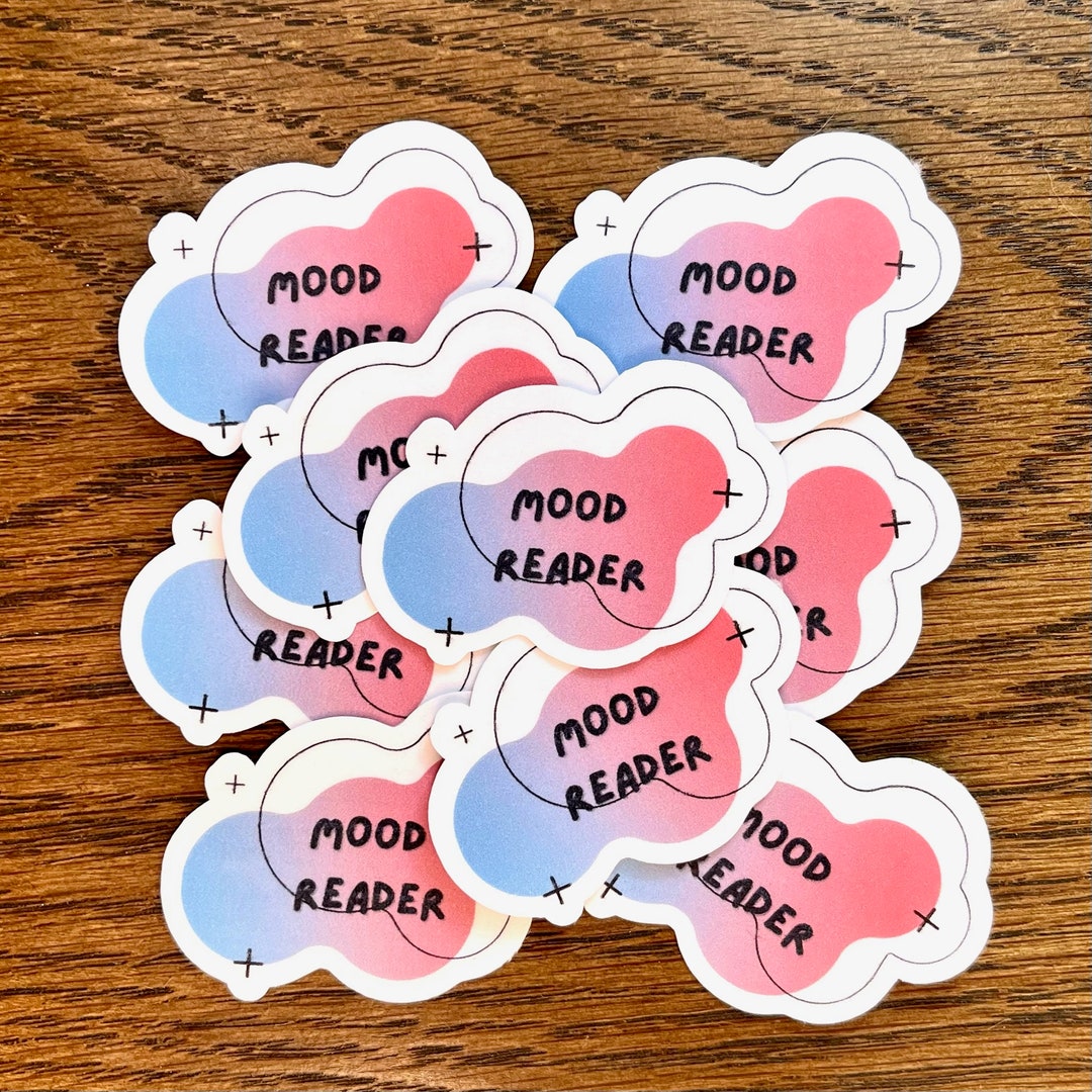 Mood Reader Sticker / Book Stickers / Bookish Stickers / Stickers for ...