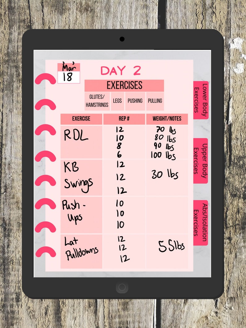 12-week Lifting Planner Builds Your Routine for You - Fit Strength ...