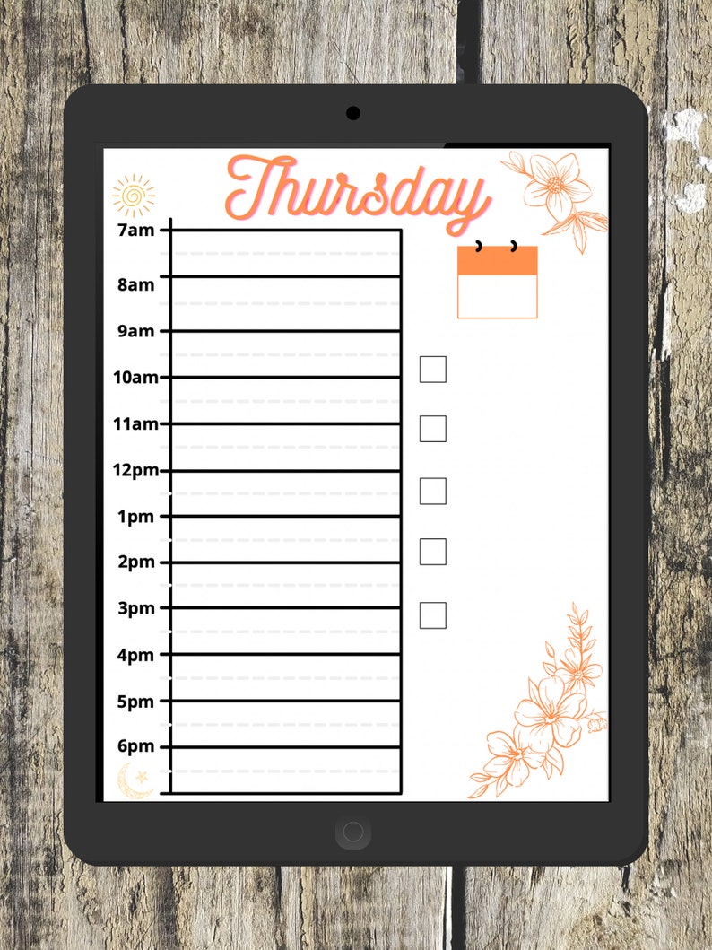 Time Blocking Sheets Goodnotes or Printable Daily Planner IMPROVE TIME ...