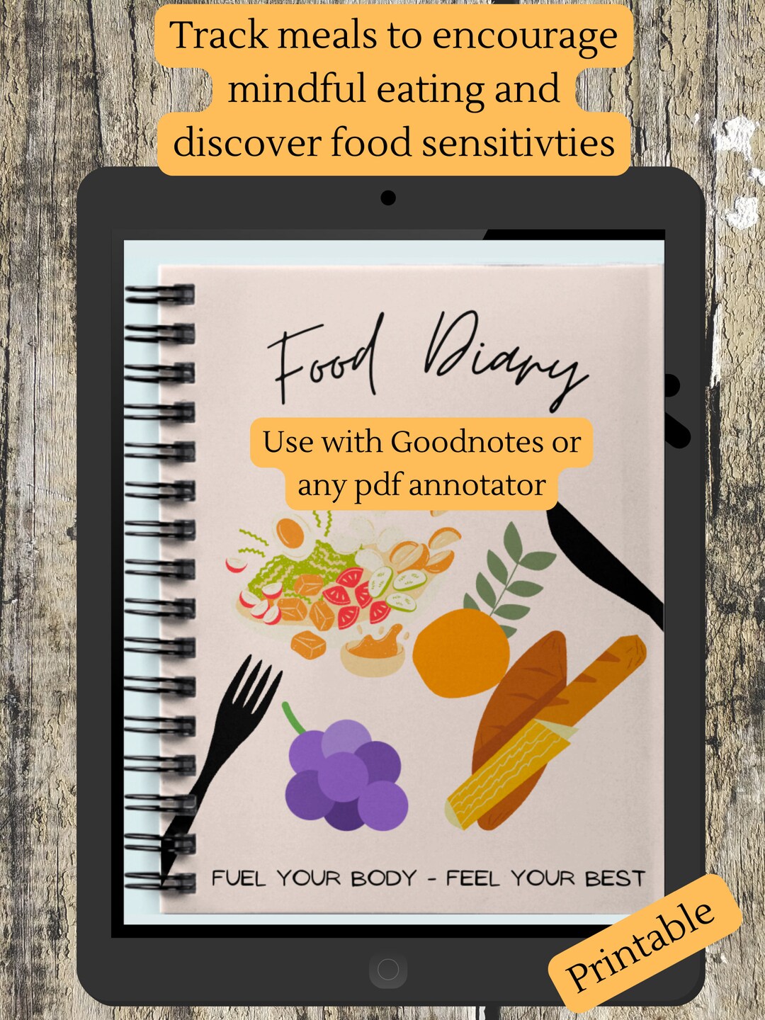 Food Diary (digital) - Track Meals to Discover Food Sensitivities and ...