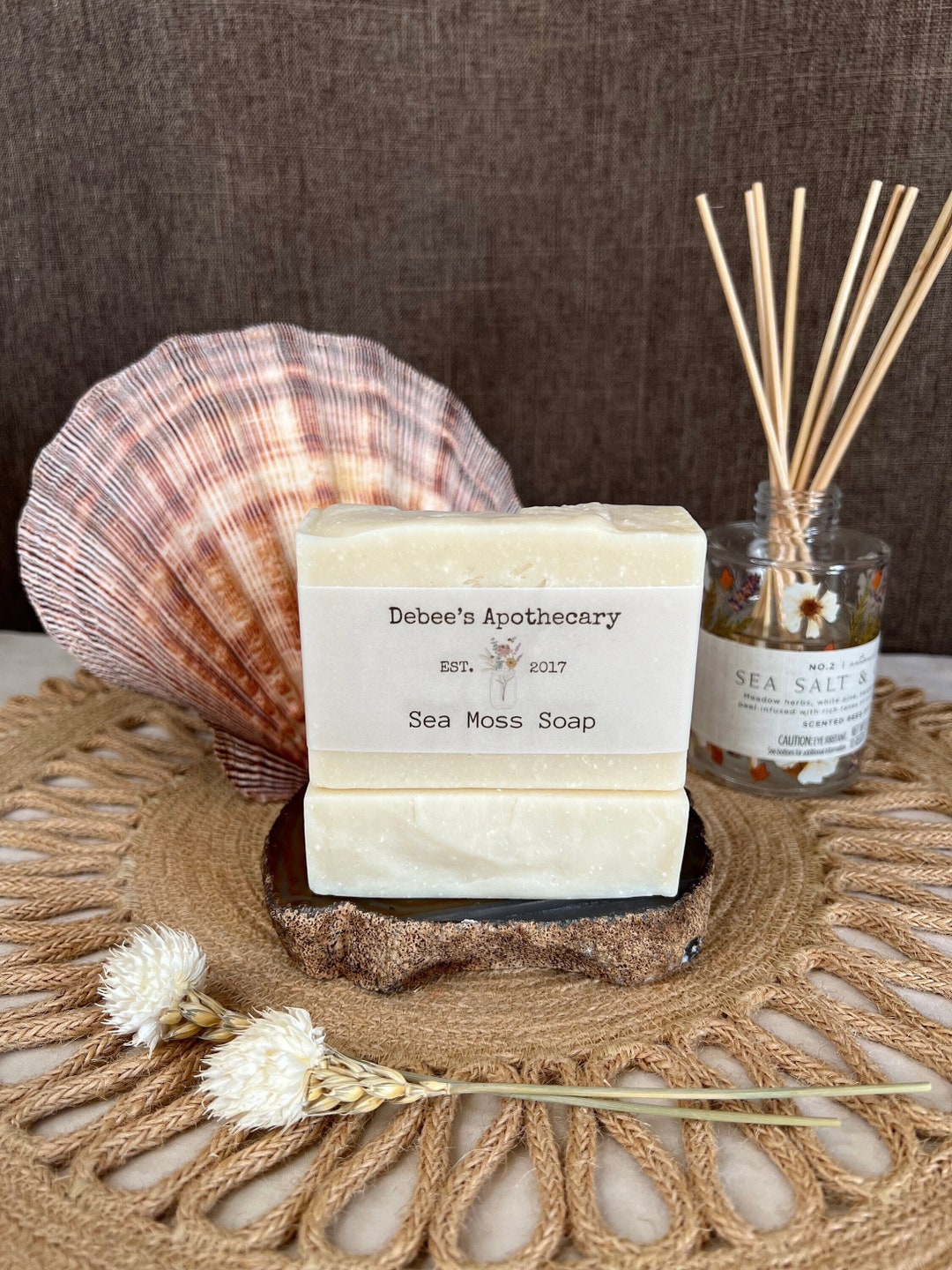 Sea Moss Soap, Wildcrafted Sea Moss, Unscented, Handcrafted Natural ...
