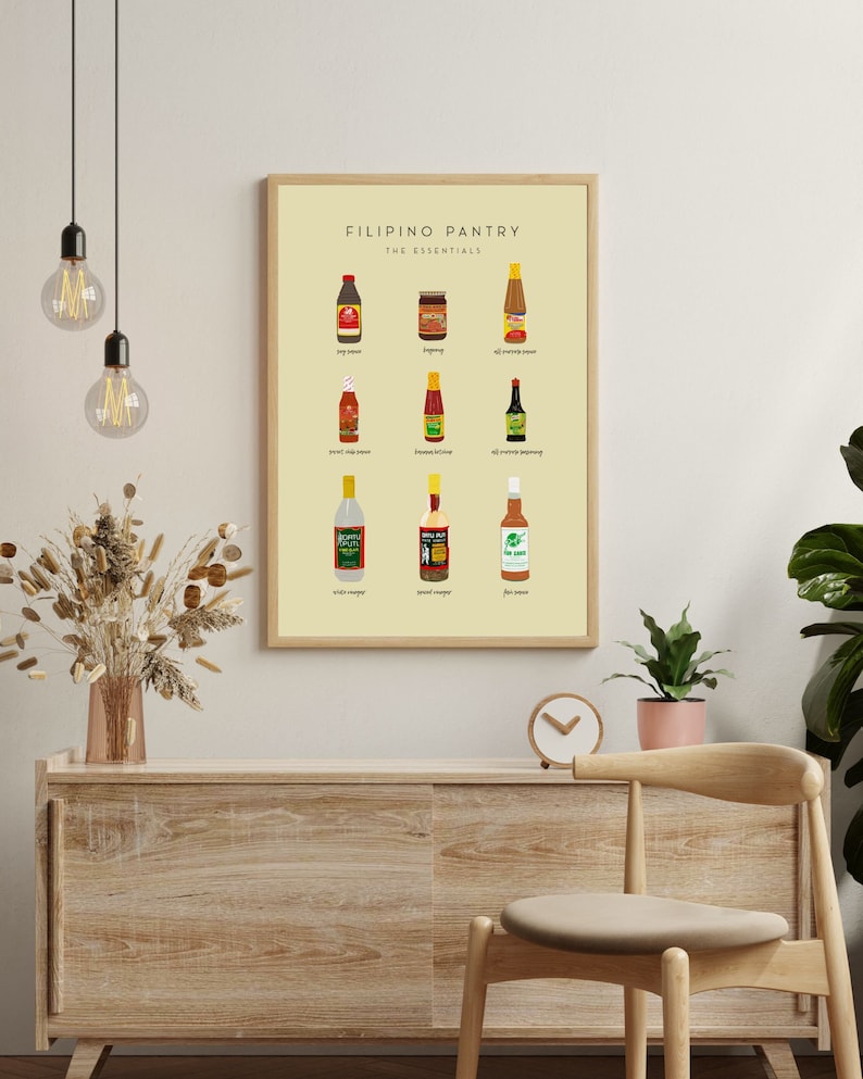 Filipino Pantry | Filipino Art Gift | Pinoy Pantry | Philippines Art ...