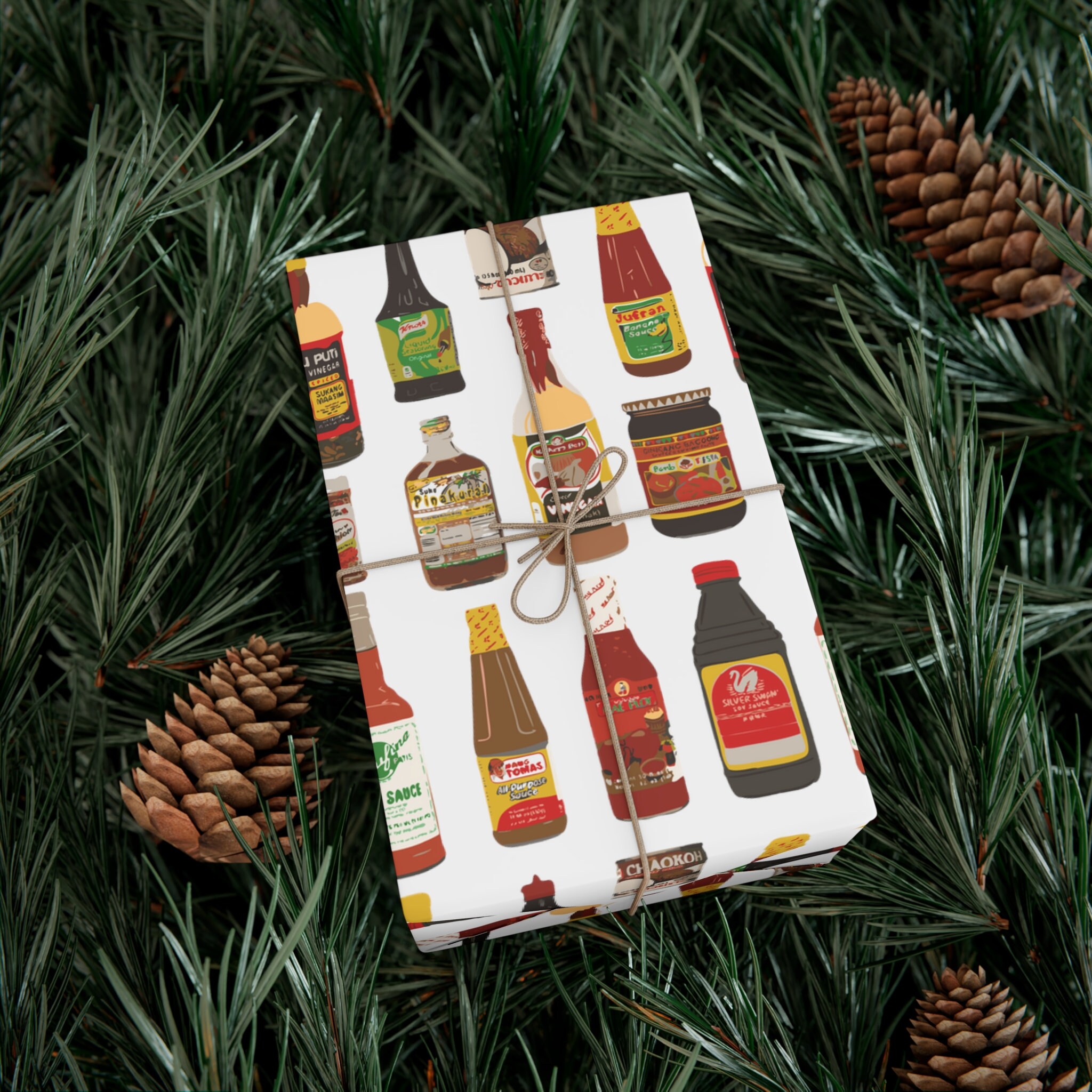 Filipino Pantry Wrapping Paper Filipino Art Philippines Gift Pinoy ...