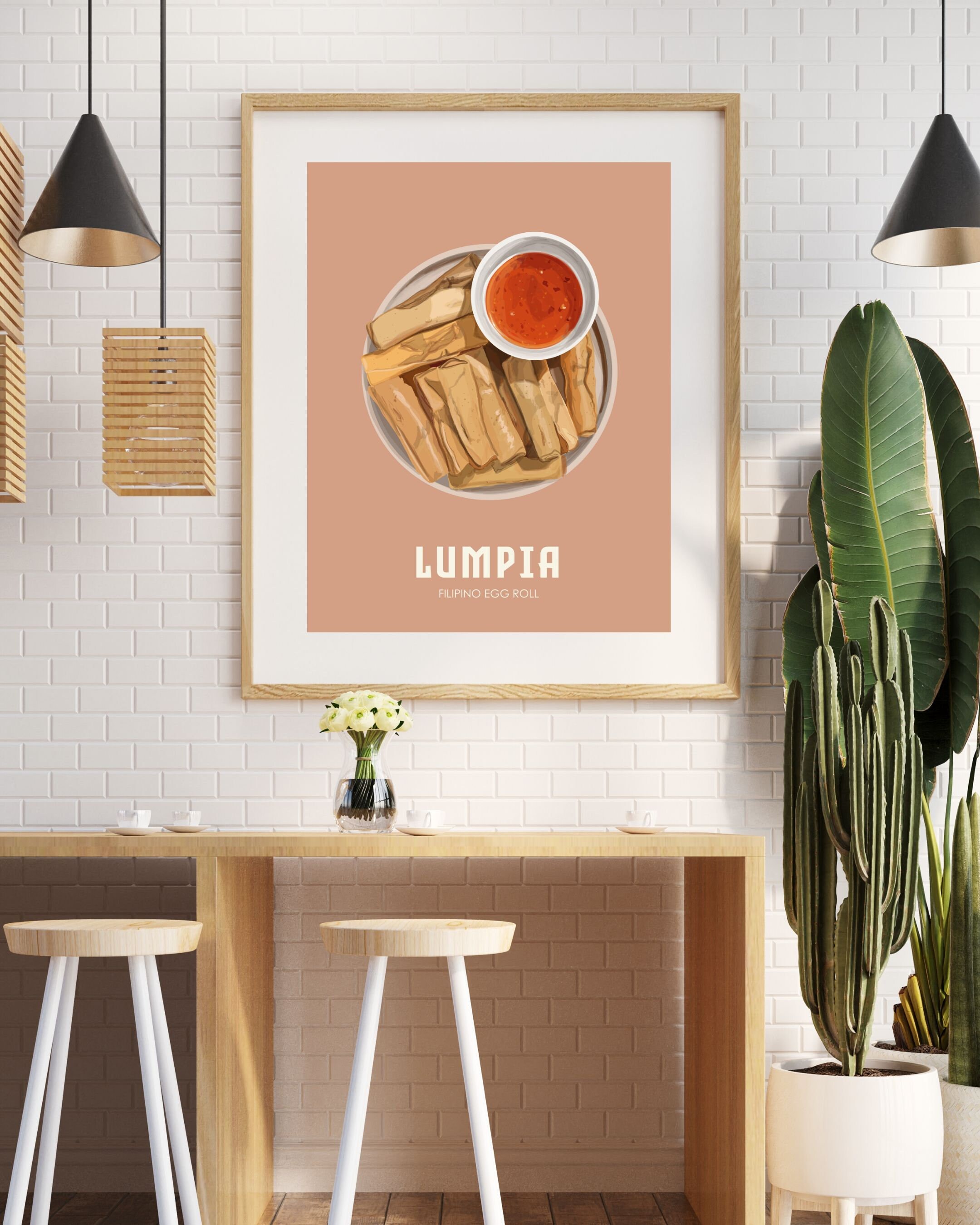 Filipino Food Lumpia Food Gift Philippines Art Filipino Art Decor ...