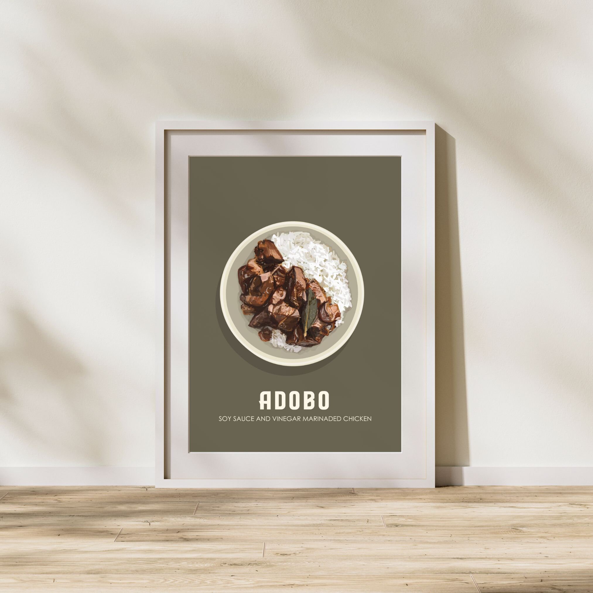 Filipino Food | Adobo | Gift | Philippines | Filipino Art Decor ...