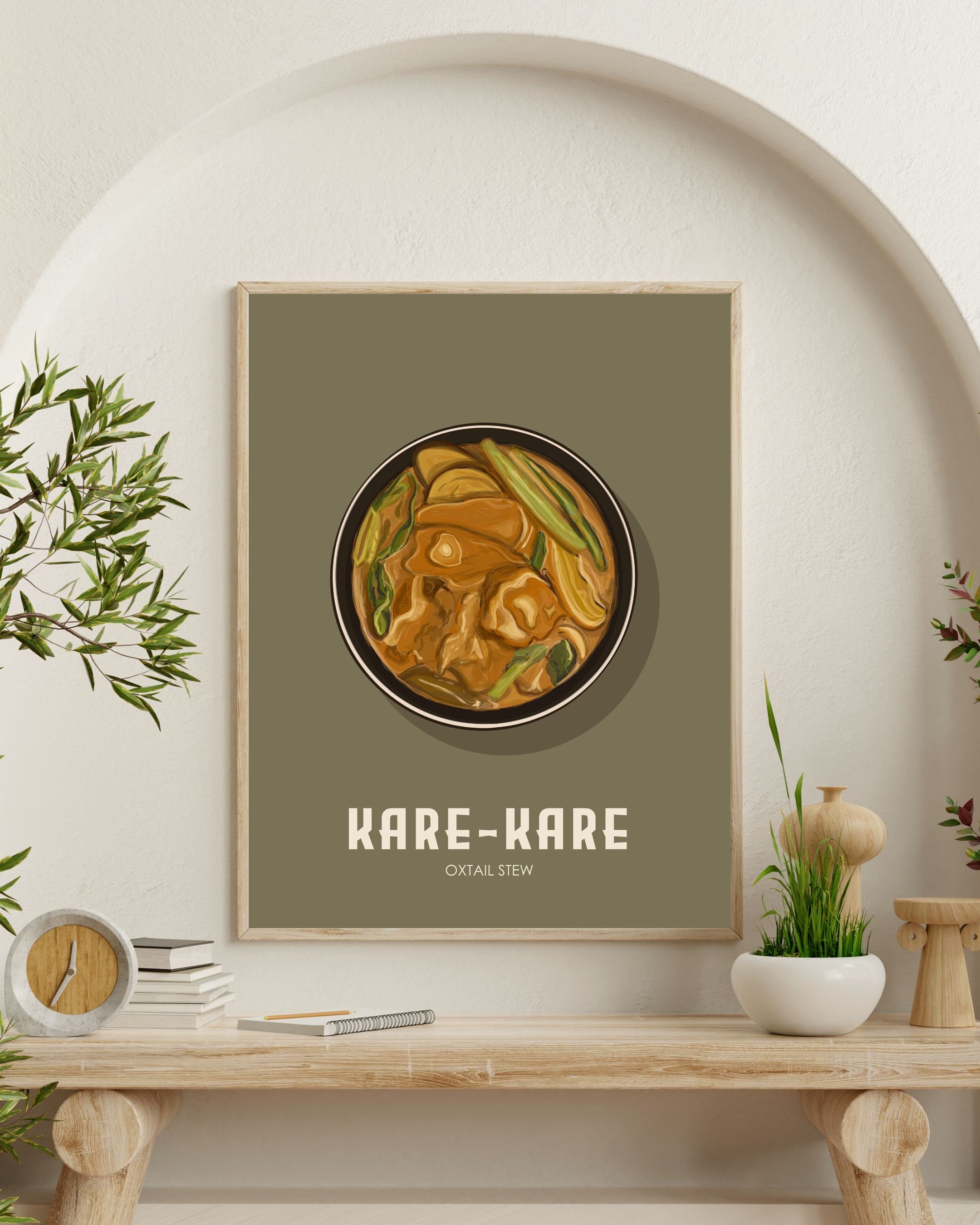 Filipino Food | Kare Kare | Food Gift| Philippines Art | Filipino Art ...