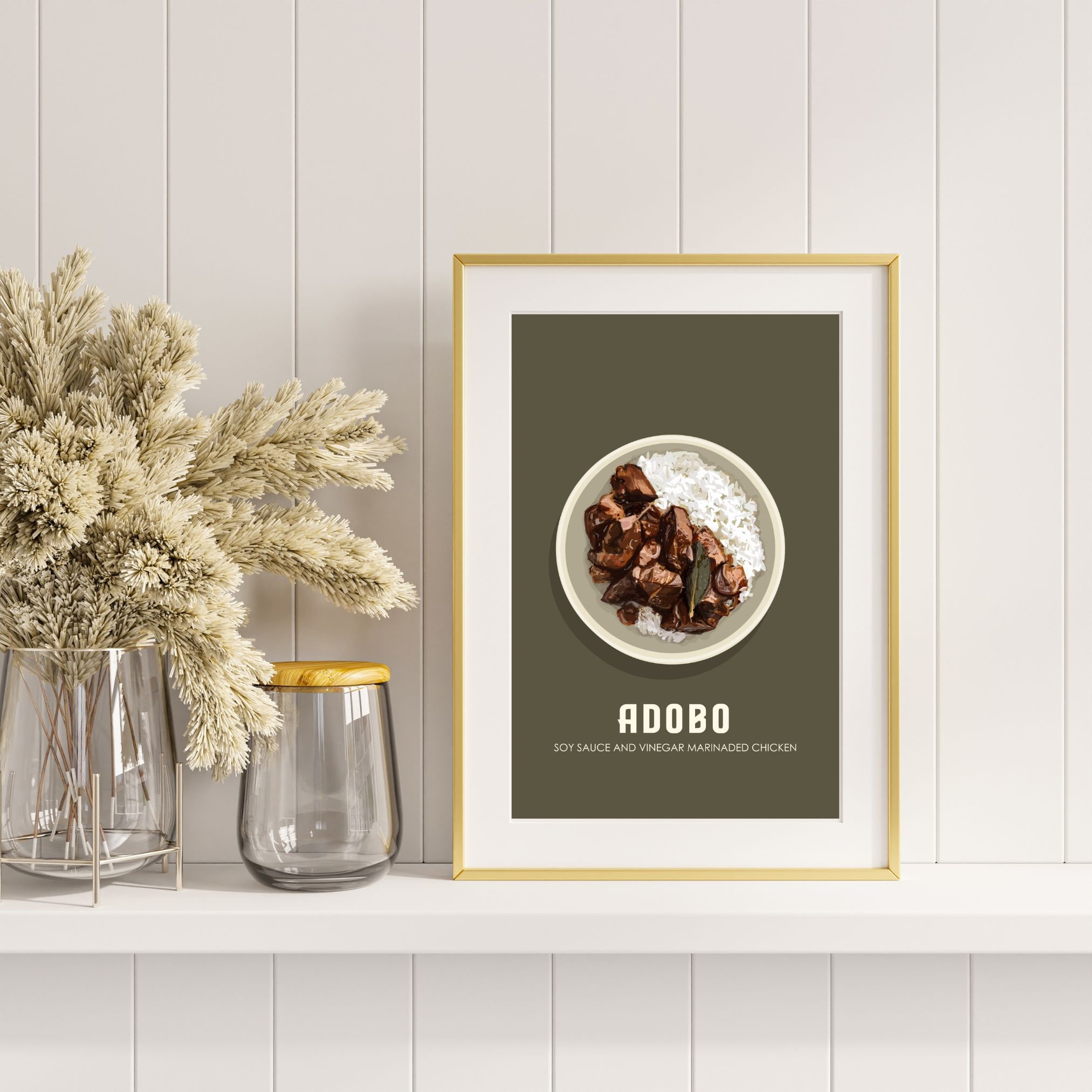Filipino Food | Adobo | Gift | Philippines | Filipino Art Decor ...