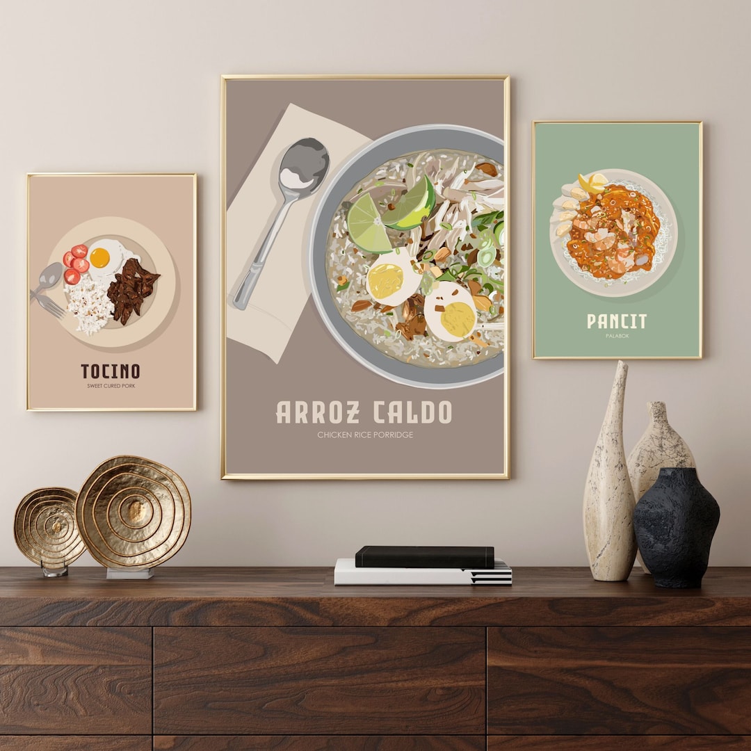 Filipino Food BUNDLE | Filipino Food | Printable | Filipino Art Decor ...