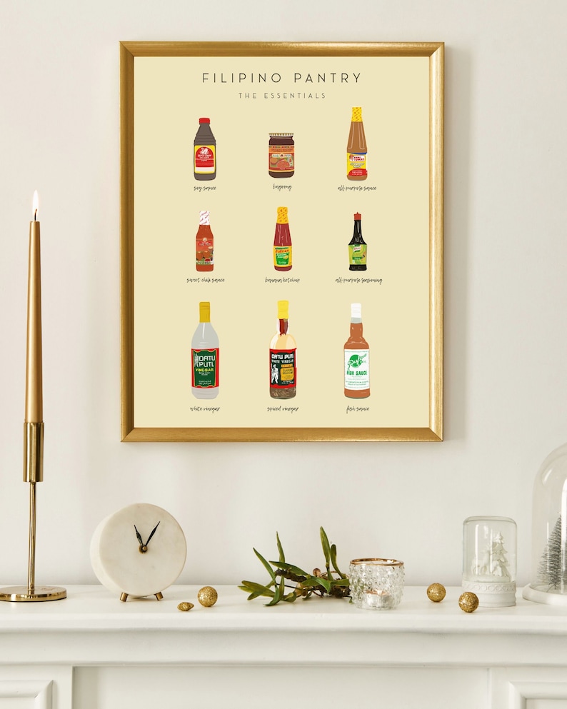 Filipino Pantry | Filipino Art Gift | Pinoy Pantry | Philippines Art ...