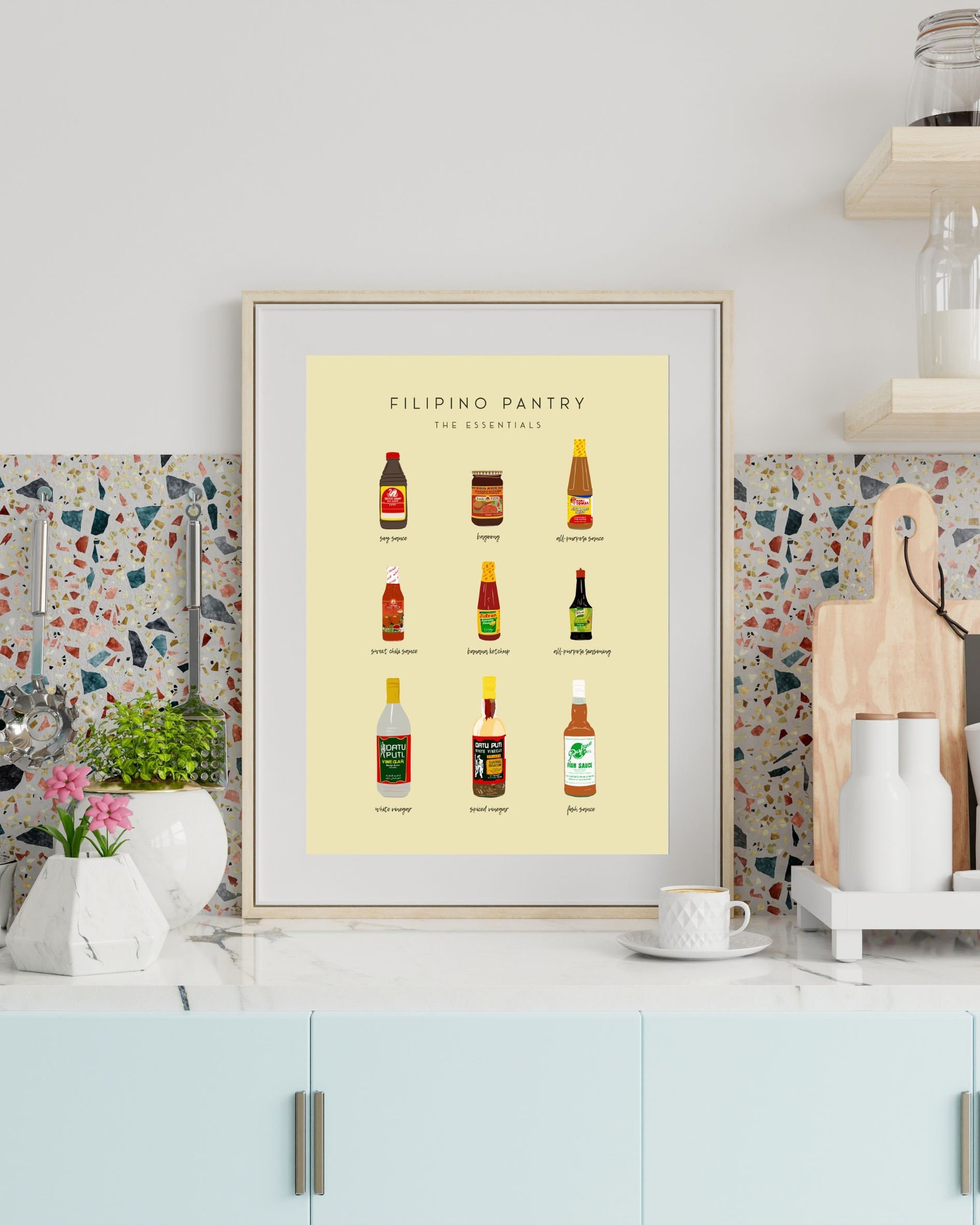 Filipino Pantry | Filipino Art Gift | Pinoy Pantry | Philippines Art ...