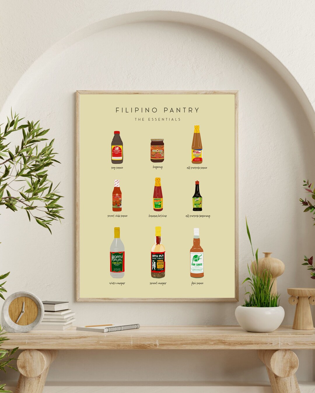 Filipino Pantry | Filipino Art Gift | Pinoy Pantry | Philippines Art ...