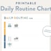 Visual Daily Routine Chart With Pictures, Printable Visual Chart for ...