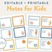 Editable Lunchbox Notes Printable Notes for Kids Happy Food - Etsy