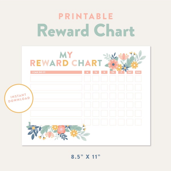 Printable Sticker Chart - Etsy