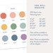 Color Chart Printable Wall Art: Rainbow Colors (digital Download) - Etsy