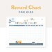 Transportation Reward Chart, Printable Sticker Chart for Kids, Cars ...