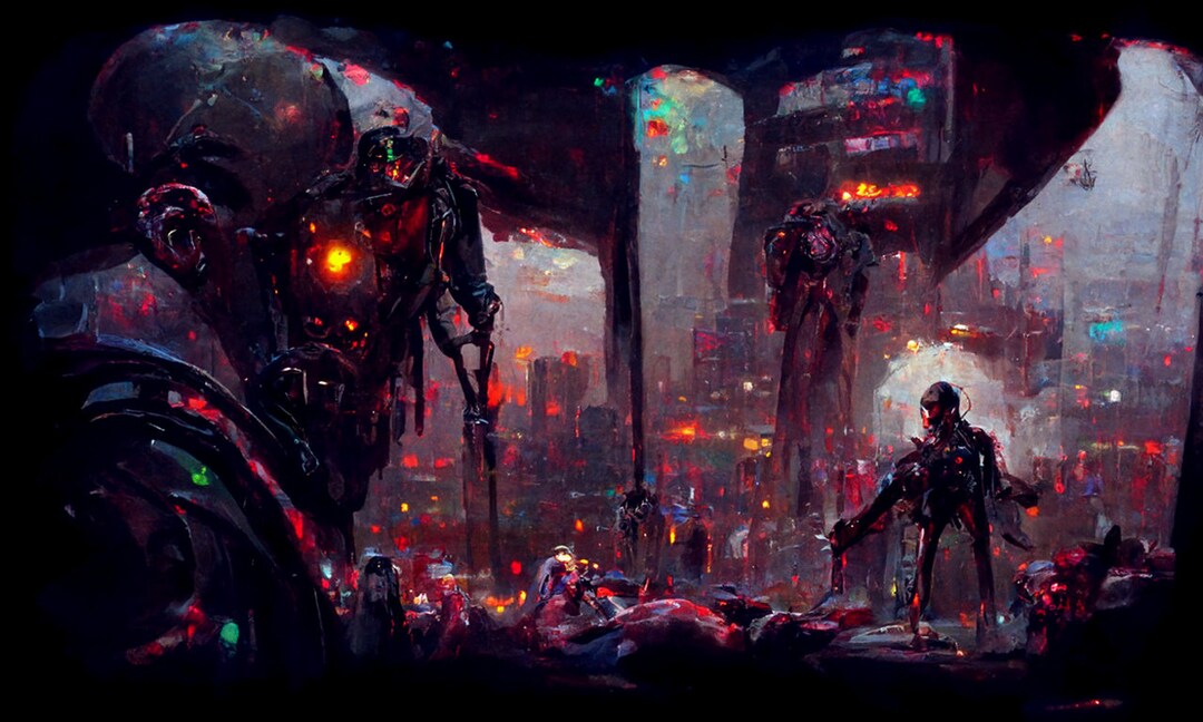 Heavy Metal Cyberpunk #4 Digital Download Horror Cybernetic Cyborg ...