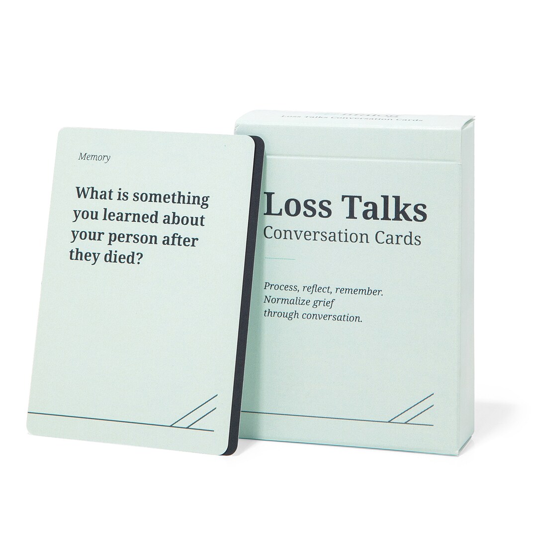 Loss Talks Grief Conversation Cards - Etsy