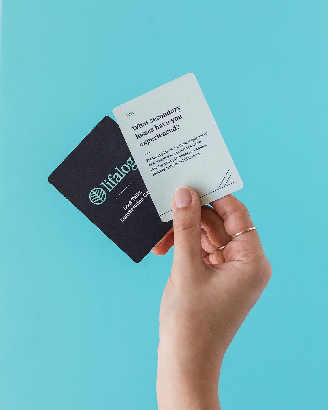 Loss Talks Grief Conversation Cards | Grief Journal Prompts | Grief ...