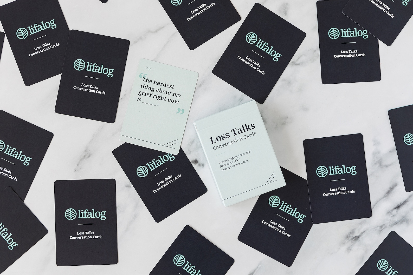 Loss Talks Grief Conversation Cards | Grief Journal Prompts | Grief ...
