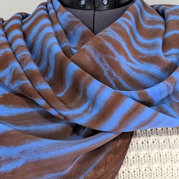 Shibori Silk Scarf - Etsy