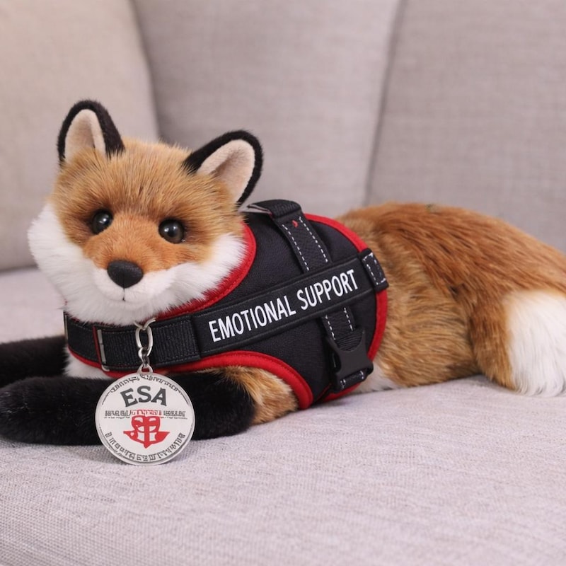 Emotional Support Harness Plush Essa - Etsy