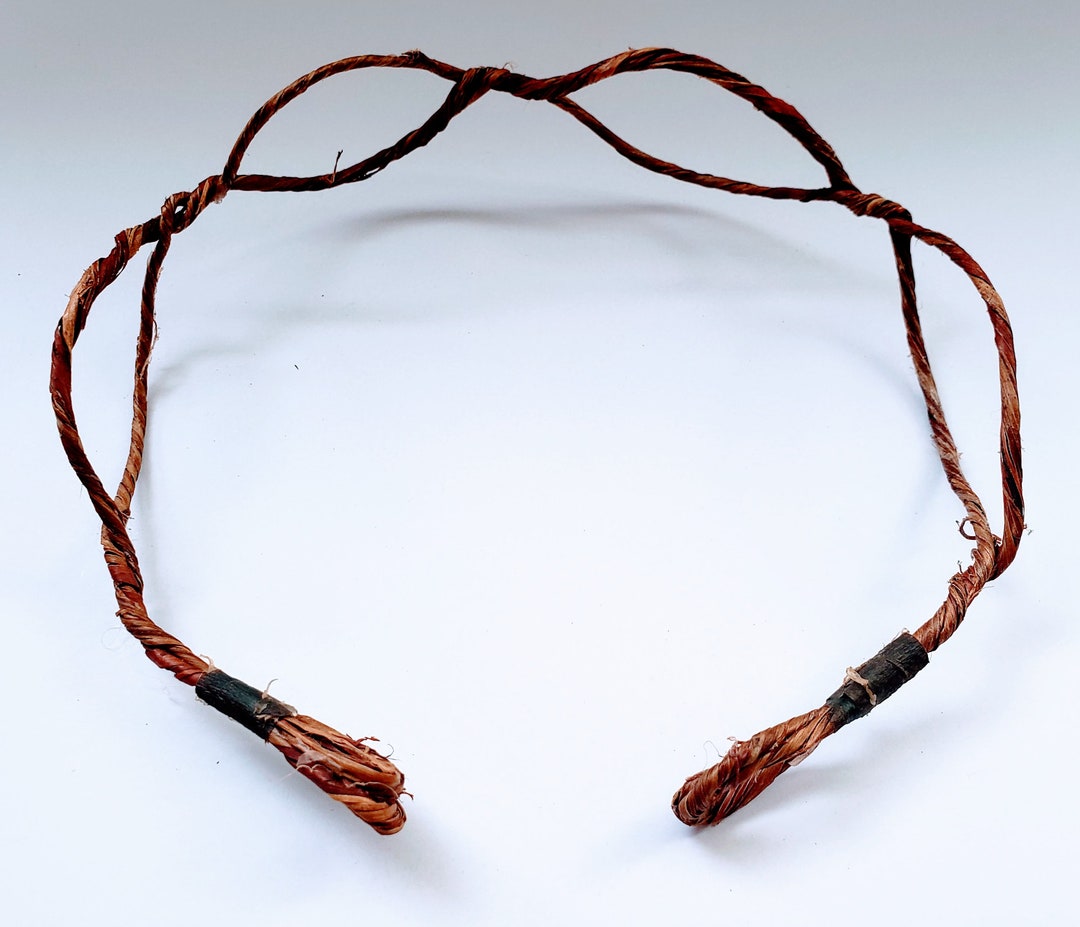 DIY Floral Headband Base (adult Size)- Natural Dark Brown- Woodland ...