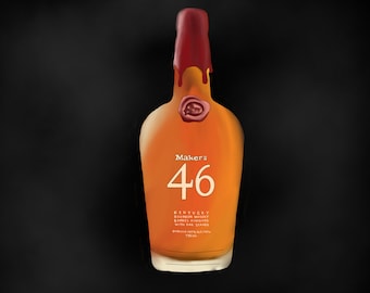 Maker's Mark Bottle Labels Three Maker's Mark PNG Labels Sublimation ...