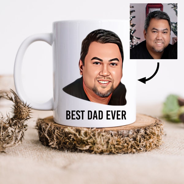 Cartoon Portrait Mug - Etsy