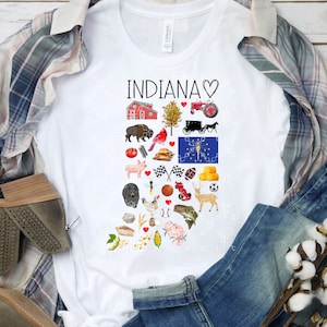 Indiana PNG, State of Indiana Symbols Digital Download, the State of ...