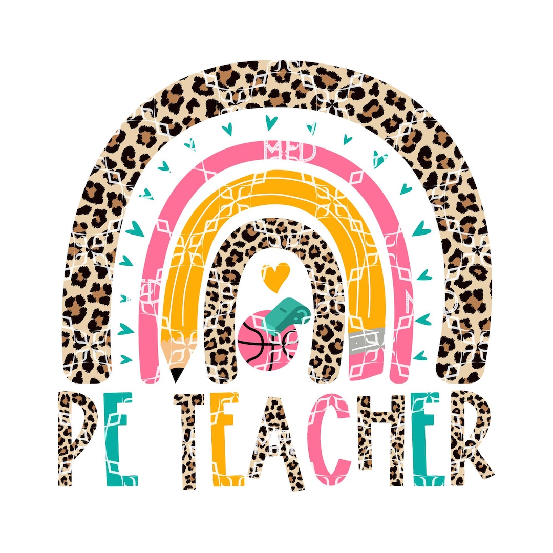 PE Teacher PNG, School PE Teacher Digital Download, Physical Education ...