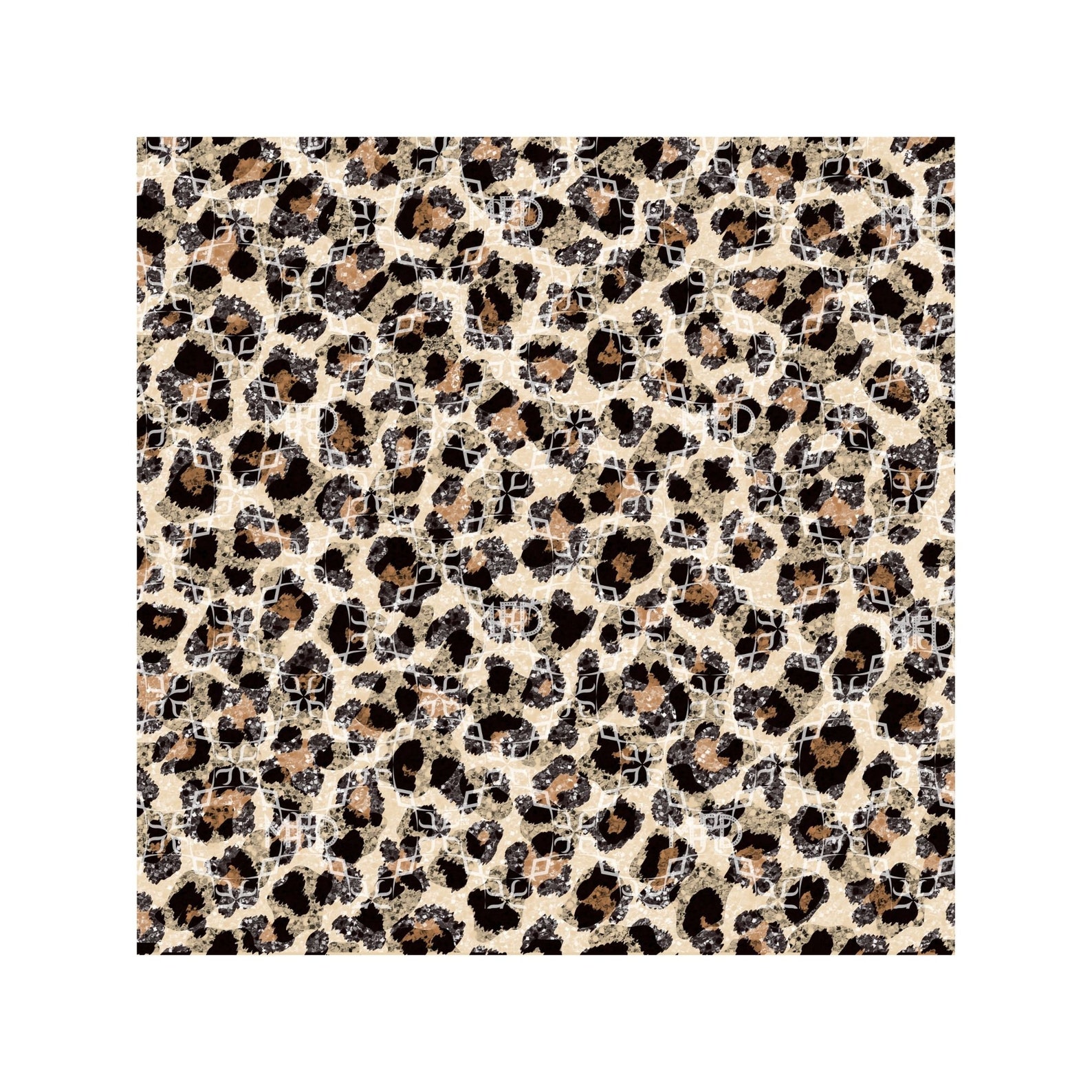 Leopard Print Cow Print Digital Paper Bundle Leopard Cow - Etsy