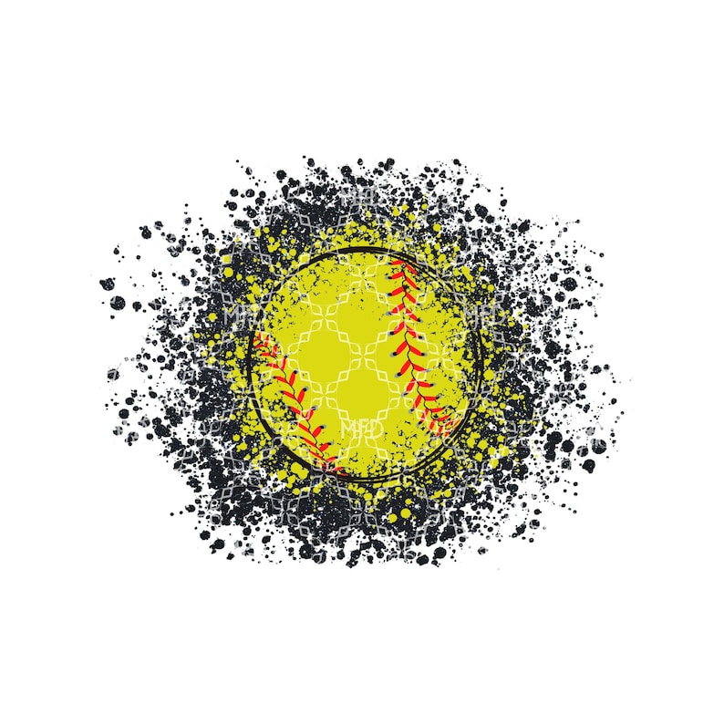 Softball Backgrounds PNG Softball Glitter Splash Digital - Etsy