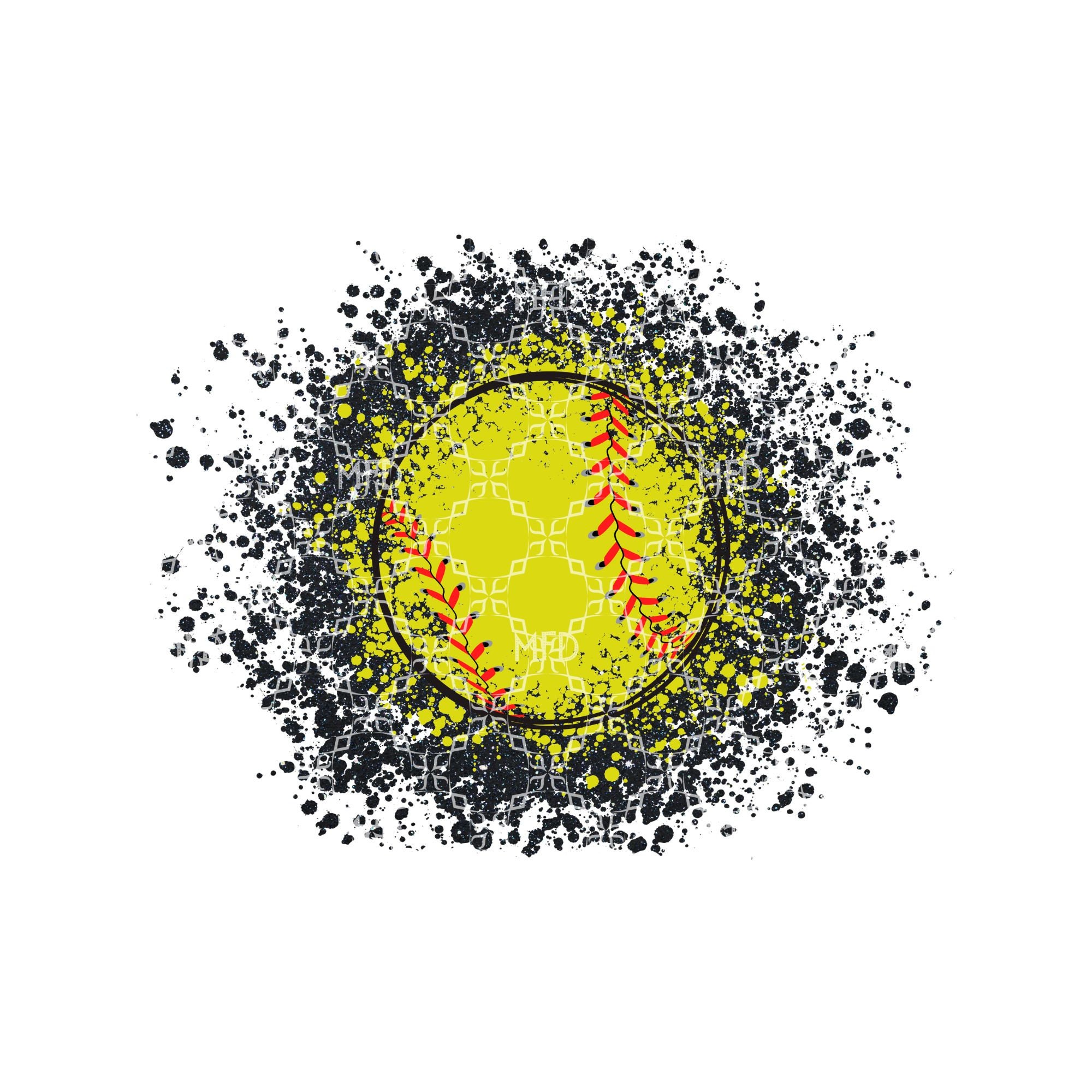 Softball Backgrounds PNG Softball Glitter Splash Digital - Etsy