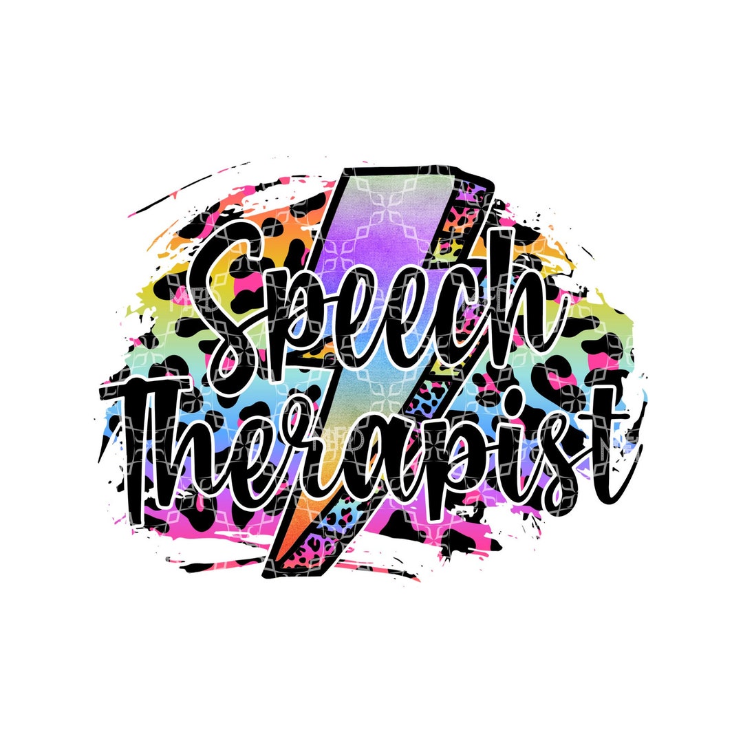 Speech Therapist Sublimation Transfer, Speech Teacher Sublimation Ready ...