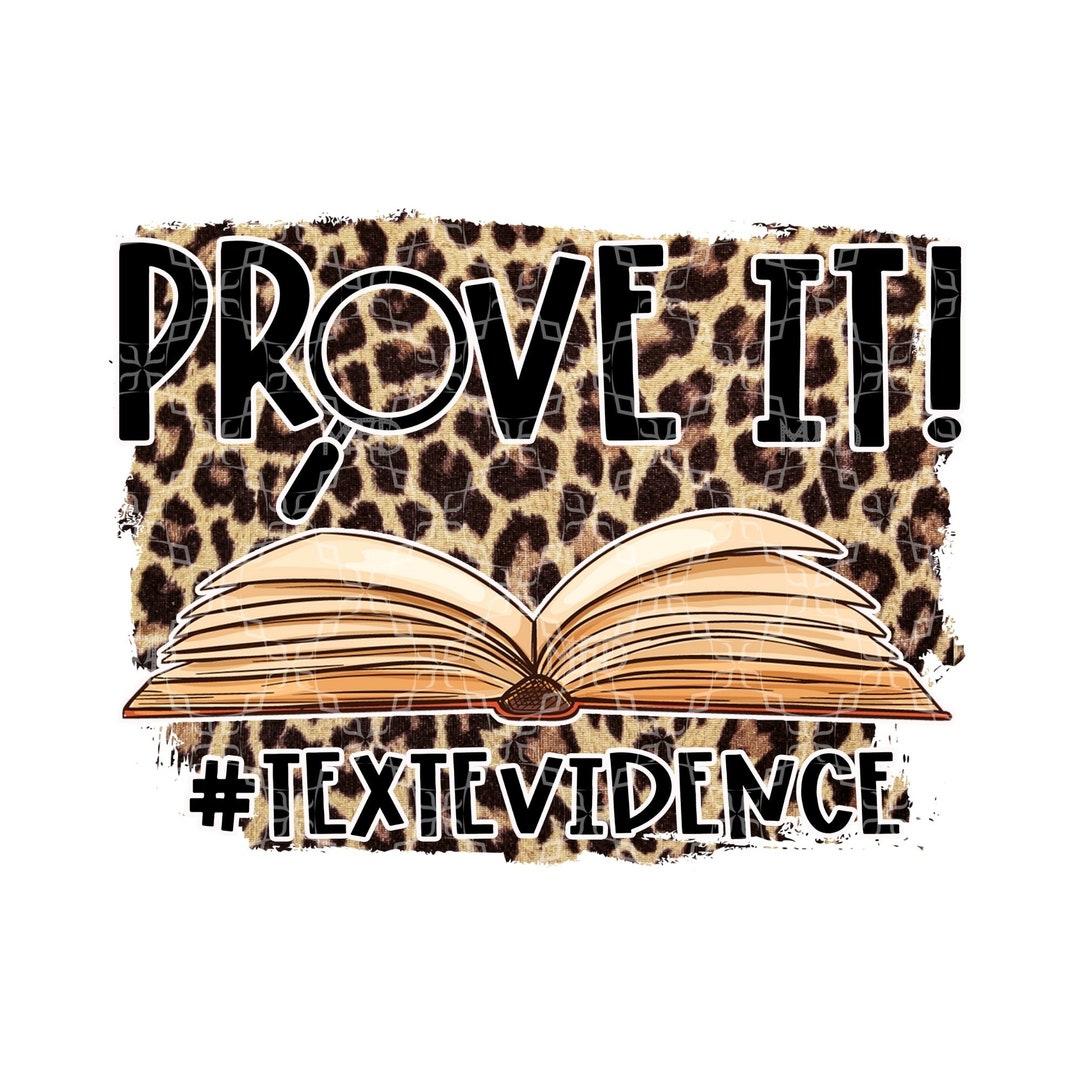 Prove It Text Evidence PNG, Reading ELA Testing 2 Design Digital ...