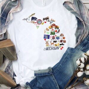Michigan PNG, State of Michigan Favorites Symbols Digital Download ...