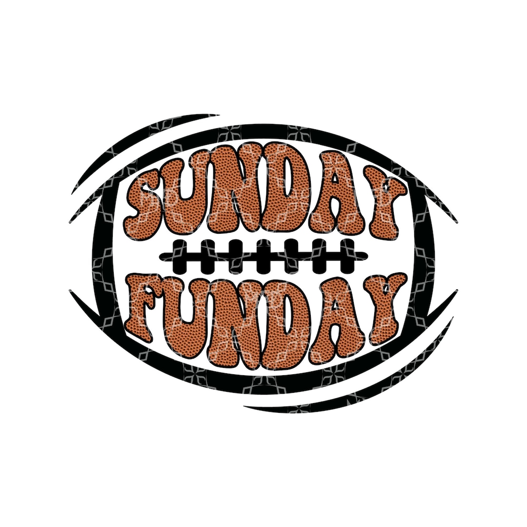 Sunday Funday PNG, Sunday Football Digital Download, Football ...