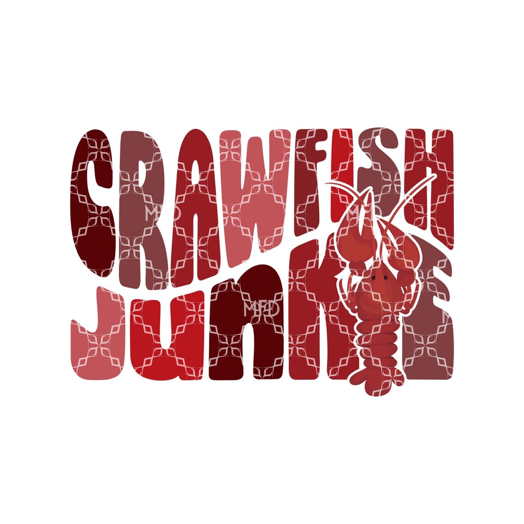 Crawfish Junkie PNG, Crawfish Junkie Retro Wave PNG, Crawfish Digital ...