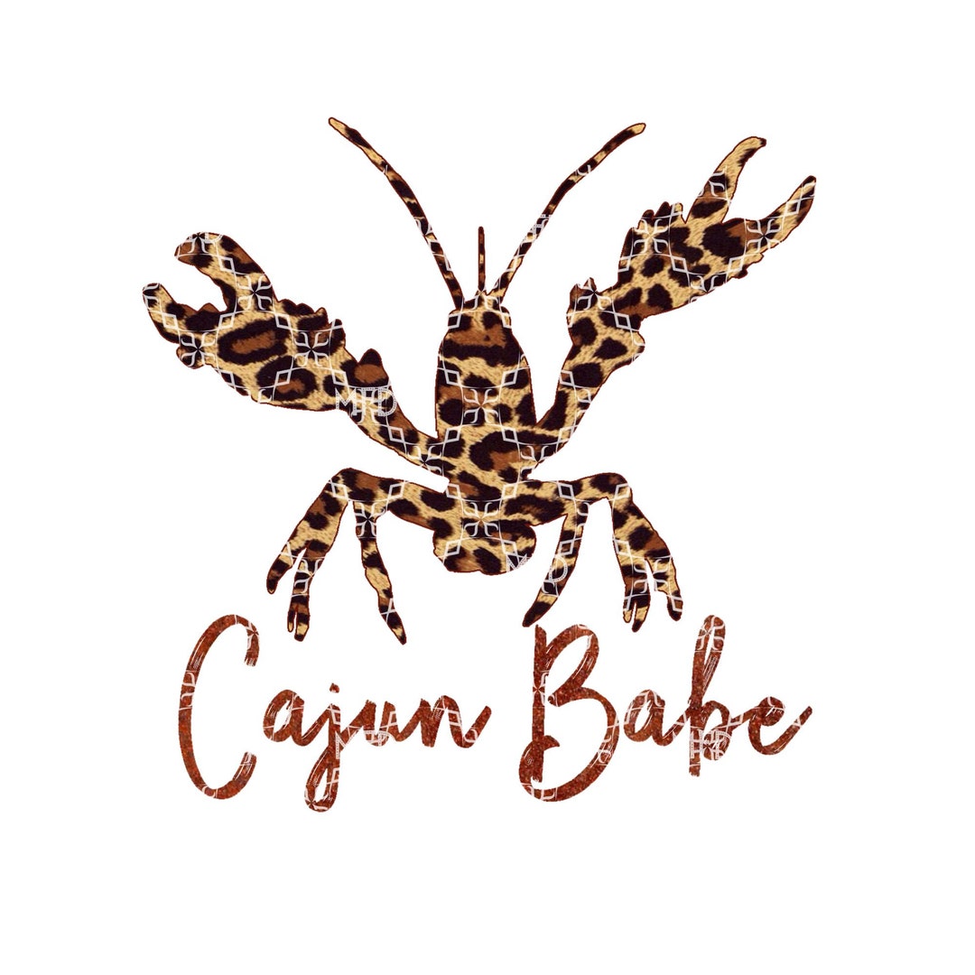 Crawfish Sublimation Transfer, Cajun Babe Sublimation Ready to Press ...