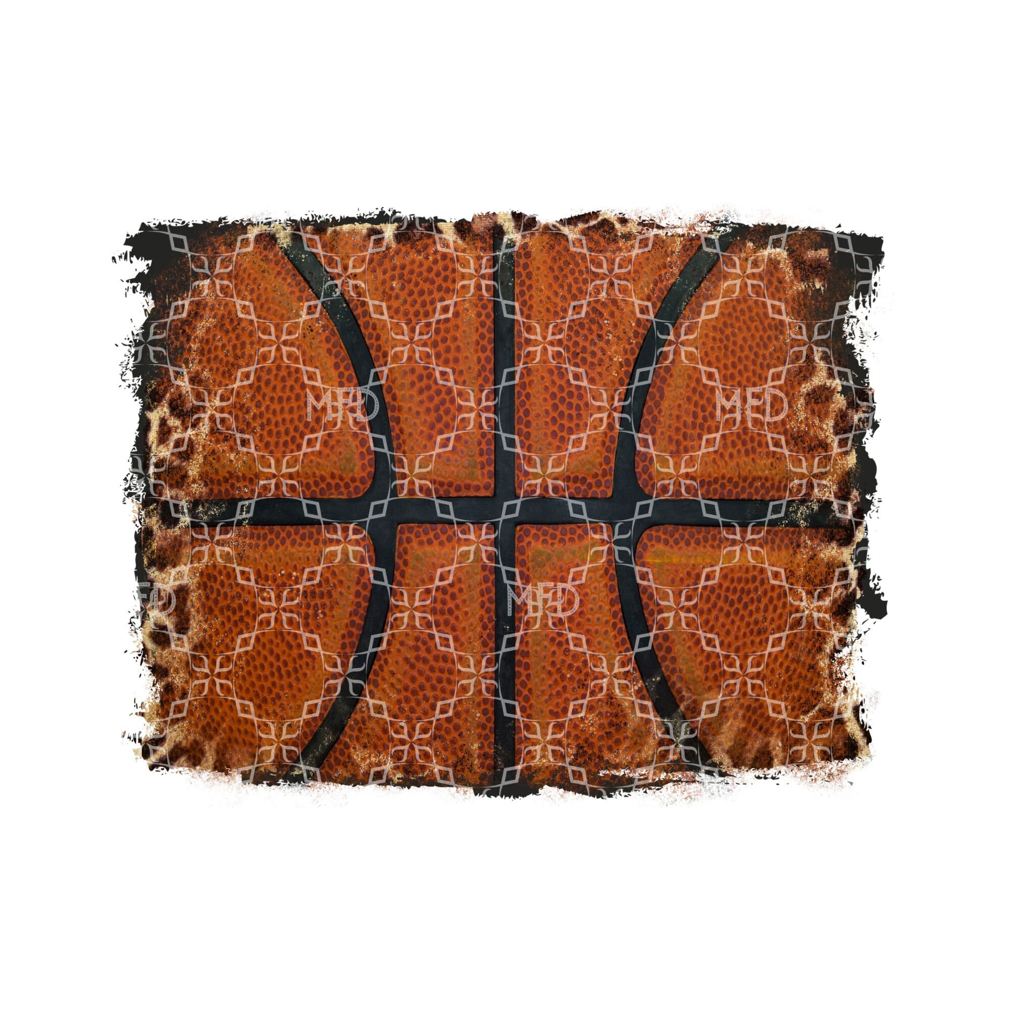 Basketball Backgrounds PNG, Basketball Pattern Court Leopard Digital ...