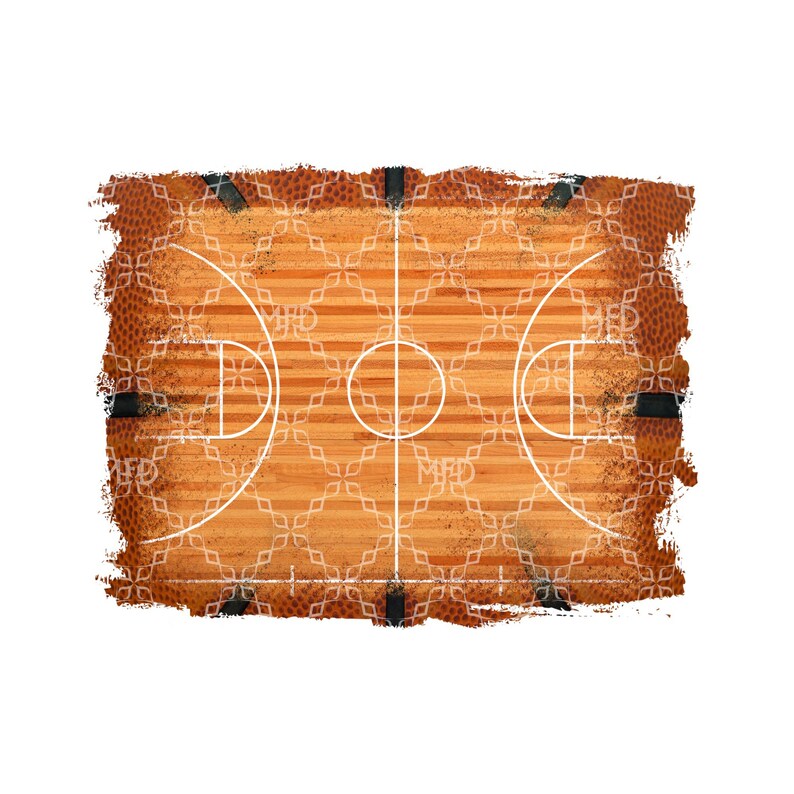 Basketball Backgrounds PNG Basketball Pattern Court Leopard - Etsy